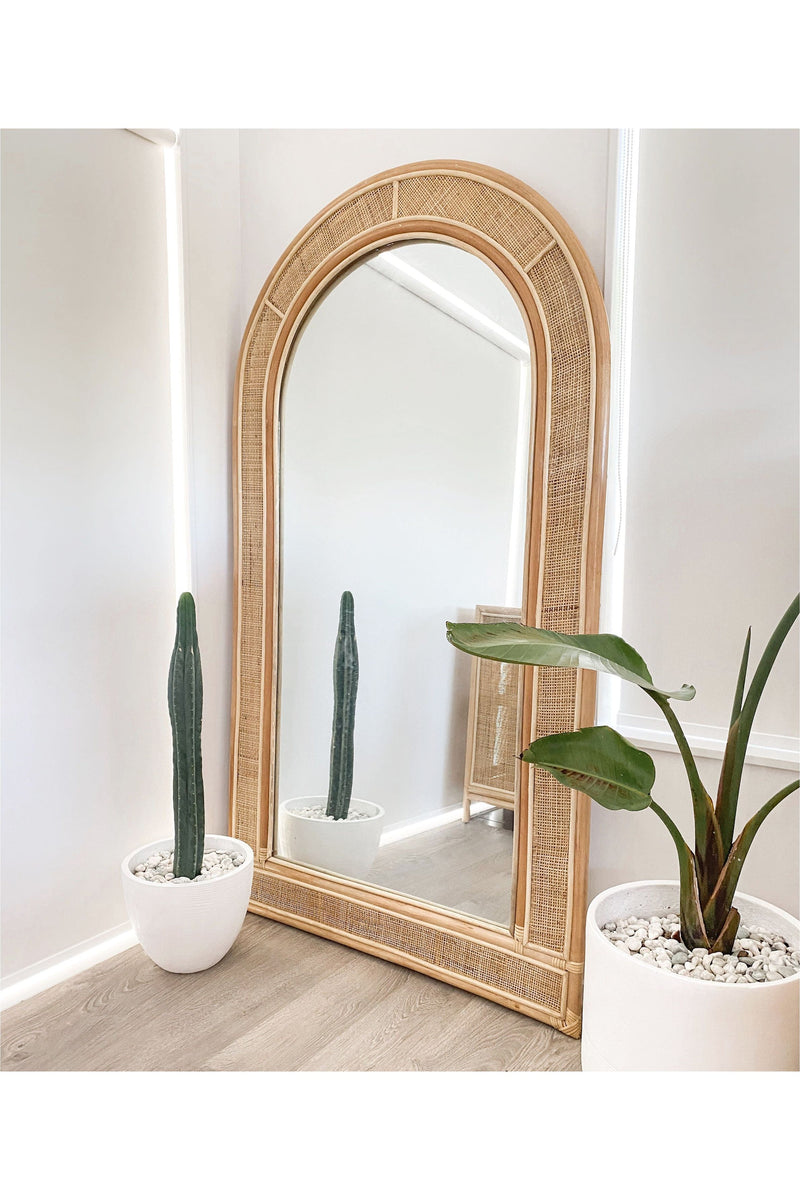 Santorini Full Length Rattan Mirror – Inkah Limited